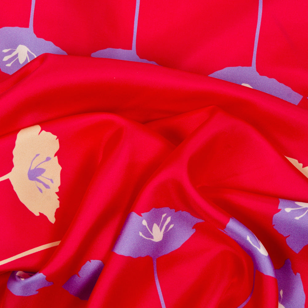 Ciara Silke Bláth Poipín Scarf in Rasberry, Lilac and Peach – Mrs Tea's ...