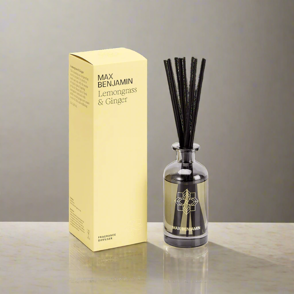 Max Benjamin - Lemongrass & Ginger Luxury Diffuser – Mrs Tea's on the ...