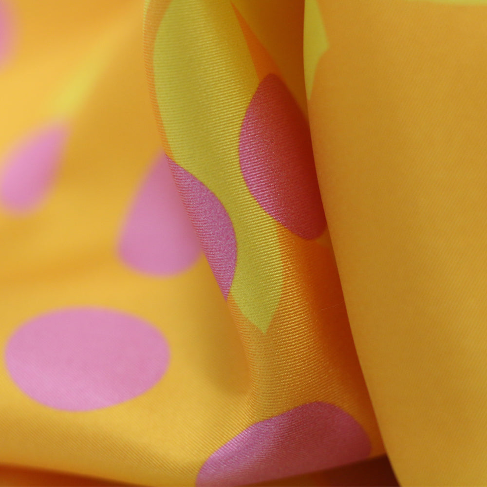 Ciara Silke Millionbells Scarf In Amber, Yellow And Baby Pink – Mrs Tea ...